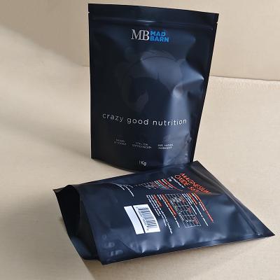 China Custom Printed Stand Up Pouch for Coffee 3 Side Seal Matte Finish 250g 500g 1kg for sale