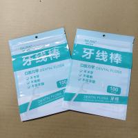 China Wholesale Plastic Composite Bags for Floss Picks Stand Up Pouch Flat Pouch Custom Size for sale