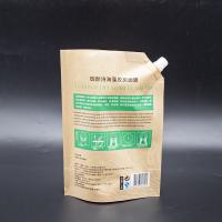 China Bright Pack D01 Spout Pouch 1L with ≤3% Haze Window 4H Scratch Resistance Eco Friendly Packaging for sale