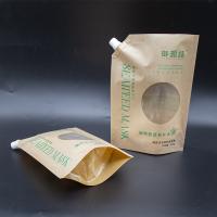 China Bright Pack D01 Spout Pouch 1L with ≤3% Haze Window 4H Scratch Resistance Eco Friendly Packaging for sale
