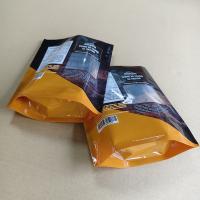 China Custom Digital Printed Stand Up Bags 10-70cm Width Food Packaging Transparent Window for sale