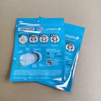 China Custom Three Sided Sealing Bags for Medical Masks with Transparent Window 10-60 cm Width for sale