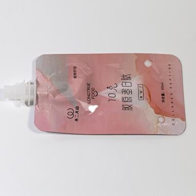 China Logo Customization Spout Pouch With FDA 21 CFR 211 Certifications for sale