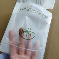 China Premium Translucent Stand Up Bags for Bath Accessories 50-120 Micron with Resealable Zipper for sale