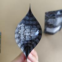 China ISO 8317 Child-Resistant Pouch with Tribal Print 102µm 8-Layer Laminate Push-Twist Lock for sale