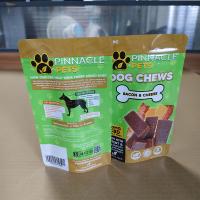 China 7Mil Pet Food Stand Up Pouch with One Way Degassing Valve 0.178mm Thickness Custom Size for sale