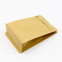 China Eco-Friendly Kraft Paper Coffee Bags 10-60cm with Resealable Zipper and Degassing Valve Custom Printing for sale