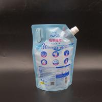 China Durable And Convenient Spout Pouch With Handle For Laundry Detergent Packaging Custom Printed Bulk Order Discounts. for sale