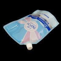 China Durable And Convenient Spout Pouch With Handle For Laundry Detergent Packaging Custom Printed Bulk Order Discounts. for sale