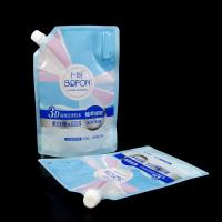 China Durable And Convenient Spout Pouch With Handle For Laundry Detergent Packaging Custom Printed Bulk Order Discounts. for sale