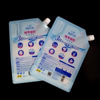 China Durable And Convenient Spout Pouch With Handle For Laundry Detergent Packaging Custom Printed Bulk Order Discounts. for sale