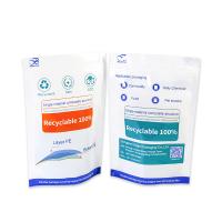 China Eco-Circle PE Stand-Up Pouches 140μm Thickness with 50-70% PCR Content and 3,000+ Reseal Cycles for sale