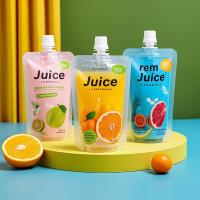 China Custom Stand Up Spout Pouches for Liquid Juice Packaging 100ml to 1L Doypack Bags for sale