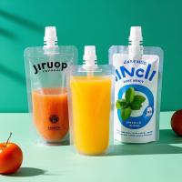 China Custom Stand Up Spout Pouches for Liquid Juice Packaging 100ml to 1L Doypack Bags for sale