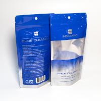 China Portable Stand Up Bags With Transparent Windows For Shoe Cleaner Packaging Featuring Versatile Functionality For Multi-Scene Use. for sale