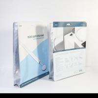China Thickened Eight Sided Sealing Bags 50-120 Micron for Electronics Accessories Packaging with Clear Window and Dust Proof Zipper for sale
