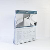 China Thickened Eight Sided Sealing Bags 50-120 Micron for Electronics Accessories Packaging with Clear Window and Dust Proof Zipper for sale