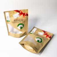 China Anti-Puncture Stand Up Pouches with High Oxygen Barrier and Transparent Window for Pet Food Packaging 50-120 Micron for sale