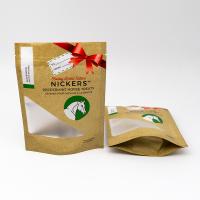 China Anti-Puncture Stand Up Pouches with High Oxygen Barrier and Transparent Window for Pet Food Packaging 50-120 Micron for sale