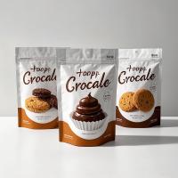 China Custom Food Grade Stand Up Zipper Bags Mylar Doypack Aluminum Foil for Coffee Snacks for sale