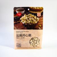 China Food Grade Eight Sided Sealing Bags 10-70cm Width with Transparent Windows for Snacks Nuts Packaging for sale