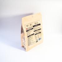China Food Grade Eight Sided Sealing Bags 10-70cm Width with Transparent Windows for Snacks Nuts Packaging for sale