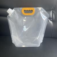 China Thickened Transparent Spout Pouches with Reinforced Handles 1L to 10L for Bulk Grain and Liquid Packaging for sale
