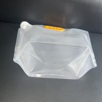 China Thickened Transparent Spout Pouches with Reinforced Handles 1L to 10L for Bulk Grain and Liquid Packaging for sale