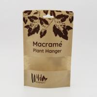 China Recyclable Kraft Paper Pouches with Transparent Windows Custom Printing 10-70 cm Width for sale