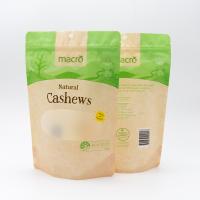 China Custom Food Grade Zip Lock Stand Up Pouches 50-120 Micron for Dry Food Packaging with Clear Window for sale