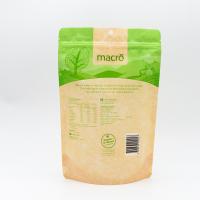 China Custom Food Grade Zip Lock Stand Up Pouches 50-120 Micron for Dry Food Packaging with Clear Window for sale