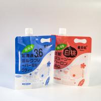 China Food Grade Spout Pouches with Handles 100ml 150ml Recyclable Leak Proof for Drinks Packaging for sale