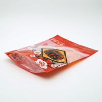China Custom Stand Up Bags with Transparent Window for Snacks 50-120 Micron Food Grade Packaging for sale
