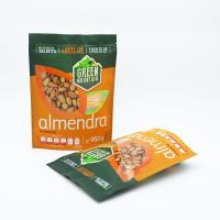 China Custom Stand Up Ziplock Mylar Pouches for Nuts Packaging 50-120 Micron with Custom Printing for sale