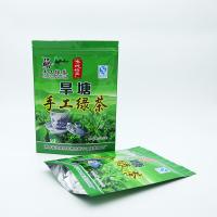 China Eco-Friendly Stand Up Bags for Tea Packaging with Aluminum Foil Liner and Resealable Zipper 50-120 Micron for sale