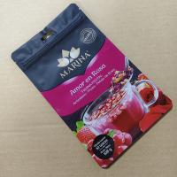 China Custom Smell Proof Rose Tea Packaging Bags with Zipper Closure for sale
