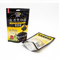 China Oxygen Barrier Stand Up Pouches for Instant Food 50-120 Micron Multi-Layer Film with Resealable Zipper for sale