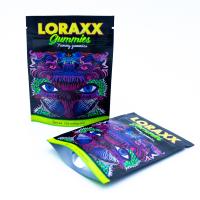 China Vibrant Printed Stand Up Pouches For Gummies Packaging With Customizable High-Color Brand Pattern. for sale