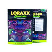 China Vibrant Printed Stand Up Pouches For Gummies Packaging With Customizable High-Color Brand Pattern. for sale