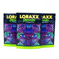 China Vibrant Printed Stand Up Pouches For Gummies Packaging With Customizable High-Color Brand Pattern. for sale