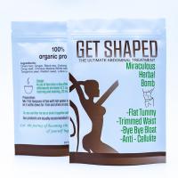 China Biodegradable Stand Up Pouches for Nutraceuticals 50-120 Micron with Reusable Zipper for sale