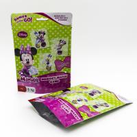 China Custom Reusable Toys Stand Up Pouches 10-70cm Width Child-Safe Zipper Packaging for sale