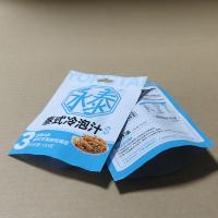 China Custom Printed Sauce Packaging Bags with Zipper and Window for sale