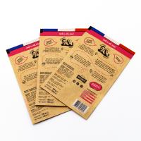 China Recyclable Kraft Paper Bags for Food Packaging with Transparent Window 8-60 cm Width Custom Printing for sale