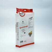 China Custom Printed Frozen Seafood Gusseted Bag with Transparent Window 100-160 Micron Moisture-Proof for sale