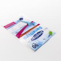 China Custom Zip Lock Pouches for Dental Floss Packaging 50-120 Micron Resealable Bags for sale