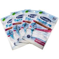 China Custom Zip Lock Pouches for Dental Floss Packaging 50-120 Micron Resealable Bags for sale