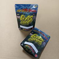 China Highland Pattern 3-Side Seal Child-Proof Pouches 80-200μm Moisture Barrier 10-Color Rotogravure Printing for sale