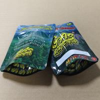 China Highland Pattern 3-Side Seal Child-Proof Pouches 80-200μm Moisture Barrier 10-Color Rotogravure Printing for sale