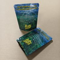 China Highland Pattern 3-Side Seal Child-Proof Pouches 80-200μm Moisture Barrier 10-Color Rotogravure Printing for sale
